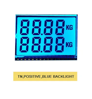 Small Dimension 7 Segment TN Mono Calculator LCD Display