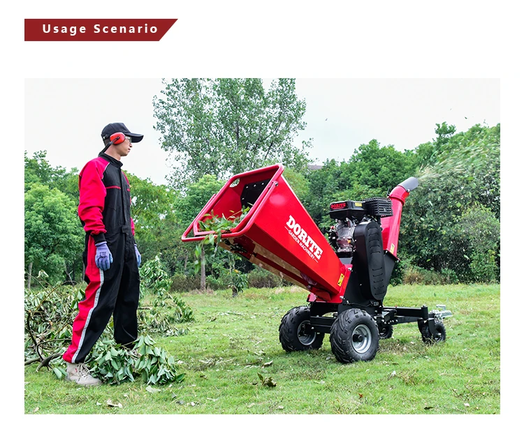 350pro K-Maxpower 15HP Electric Start Mulcher Shredder