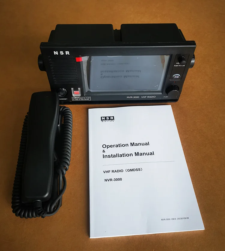 Marine Touch Screen NSR VHF Radio NVR-3000 with CCS/DNV Type Approval