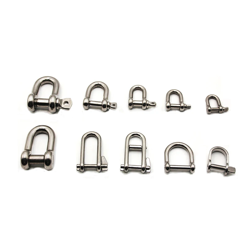 304 316 Twisted Shackle Rigging Hardware Wire Rope Fittings Stainless ...