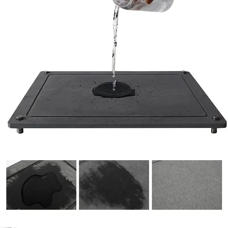 Custom Pattern Hard Diatomite Kitchen Counter Mats Absorbent Mat Tray ...