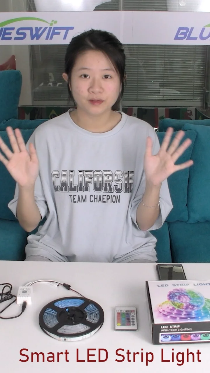 5 10 Meter Smart Rgb Rgbic Colorful Luces Led Light Strip/strip Lights ...