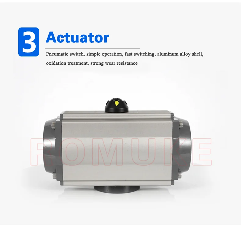 D671X-16Q Pneumatic Butterfly Valves - Ductile Iron Soft Seal