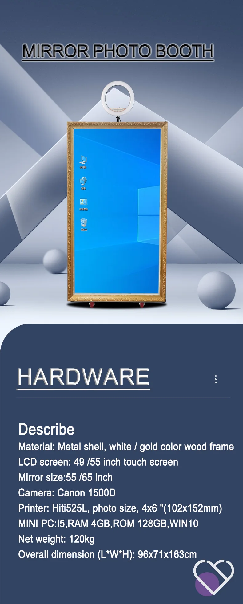 2023 Newest Mirror Photo Booth Affordable Magic Mirror Photo Booth - Buy Photo Booth,Mirror ...