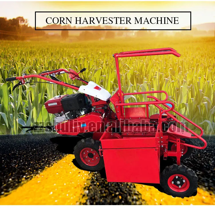 Mini Tractor Mounted Combine Sweet Corn Harvester for Sale
