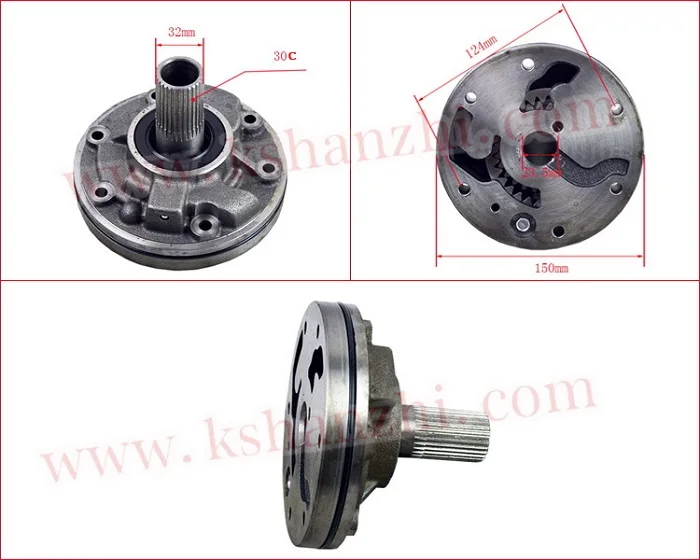 Forklift Spare Parts 31340-GE00A Transmission Charging Pump Assy for 1F2/K25/QD32