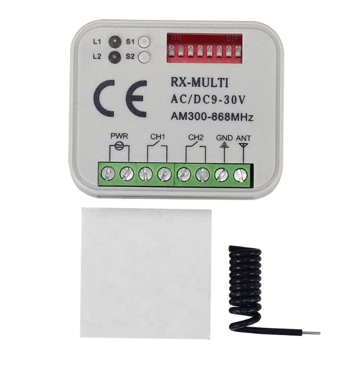 Garage Door Remote Control Receiver Rolling Code Fixed Code Multi ...