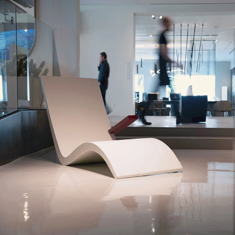 Ledge Modern Swimming Pool Chaise Lounger With Arm Rest Beach Hotel ...