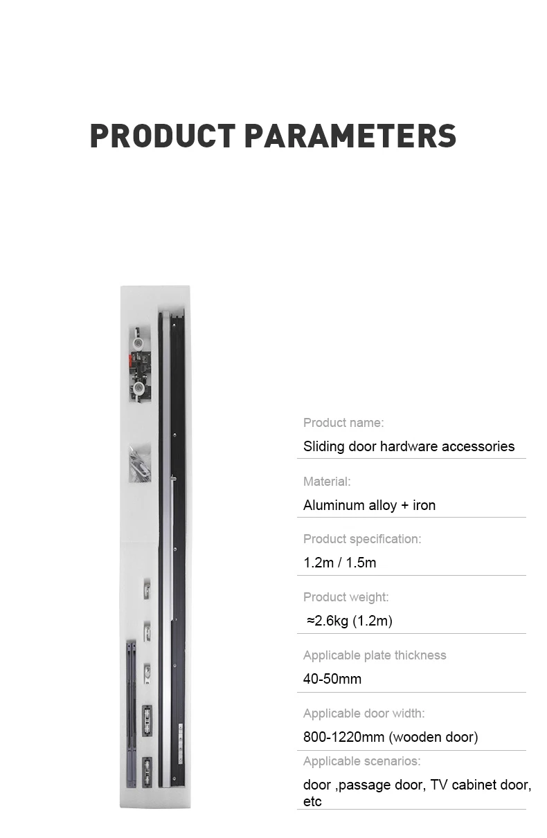 Hidden Track Design Sliding Door Buffer Damper System