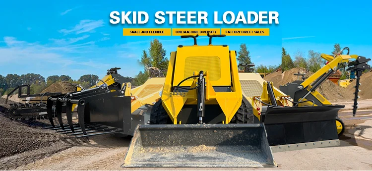 Rippa Skid Steer Loader Mini Tracked Sliding Loader Compact Crawler ...