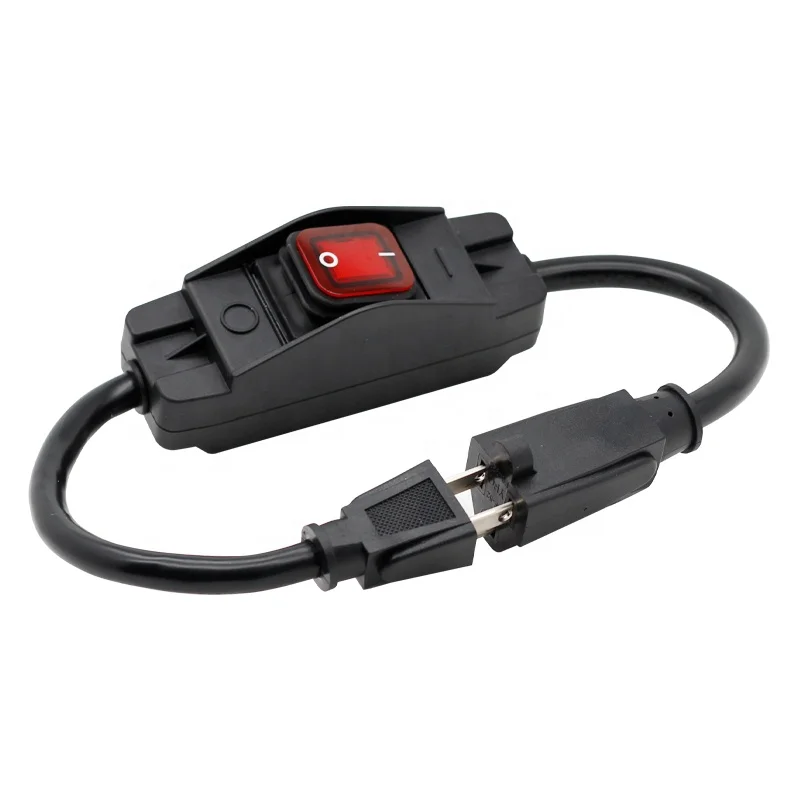 125V 25A Waterproof Inline Switch Heavy Duty Outdoor Cords