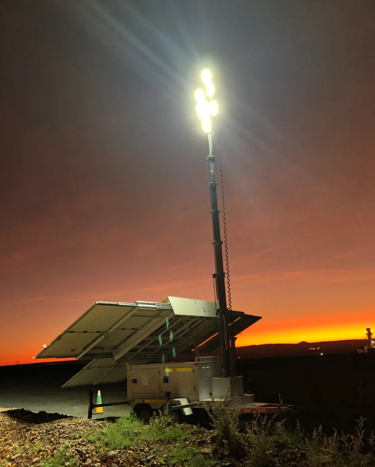 LVT Solar Cameras Trailer - 4G WiFi 4MP HD Mobile Surveillance Tower ...