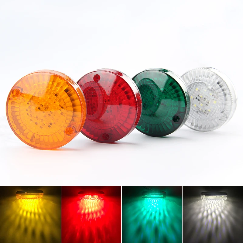 24V LED Round Marker Lights for Yutong Bus Parts & Trucks