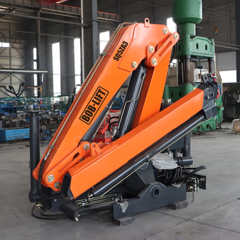 5 Ton Knuckle Boom Crane on Truck - BOB-LIFT Hydraulic Crane