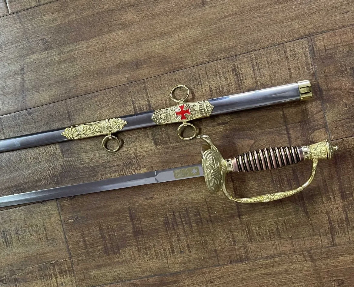 Ceremonial Sword Officer's Sword Ceremonial Metal Masonic Swords Made ...