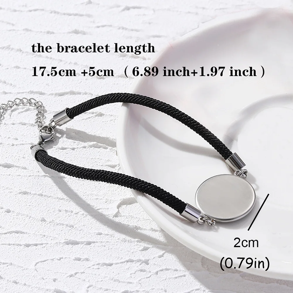 Dazgirl Long Distance Sun and Moon Touch Bracelet - Luminous Set