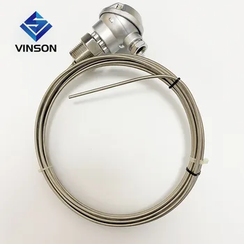 3mm Diameter Capillary Rtd Pt100/pt1000 High Temperature Sensor With Thread Head - Buy 3mm ...