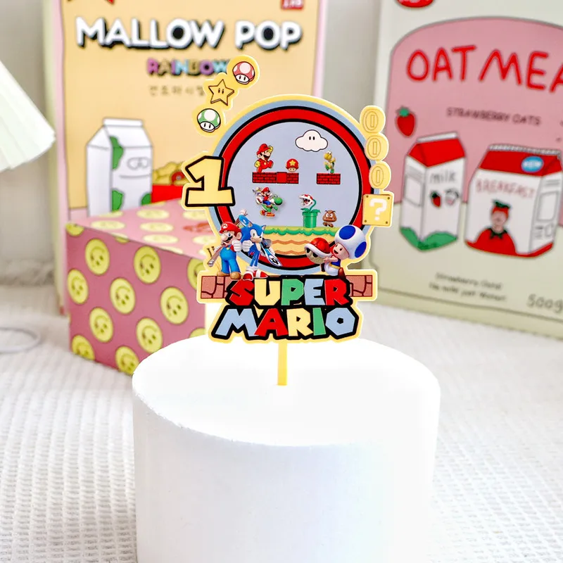 New Arrival Happy Birthday Cake Topper Decoration Cartoon Character ...