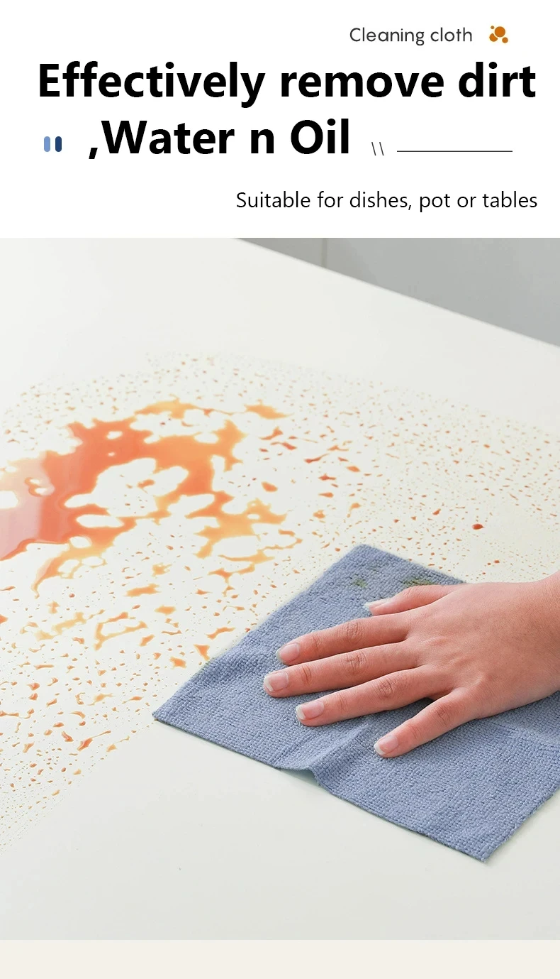 Sustainable Microfiber Cleaning Cloths - Quick Dry & Reusable
