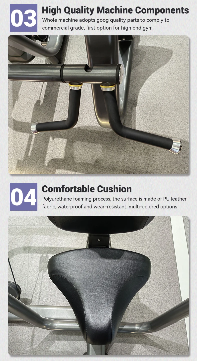 Inner Outer Thigh Multi Commercial Gym Equipment Leg Adductor Abductor ...