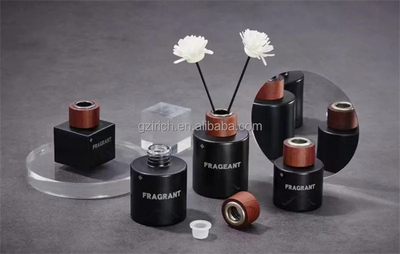 Round Perfume Wooden Caps - Pilfer-Proof & Customizable