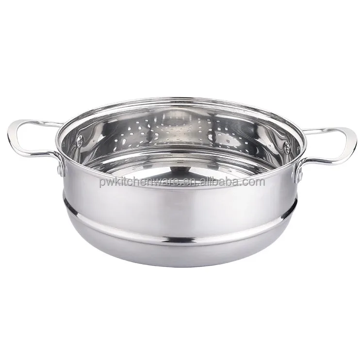 26cm Sandwich Bottom Cooking Food 4 Layer Aluminum Steamer Pot ...