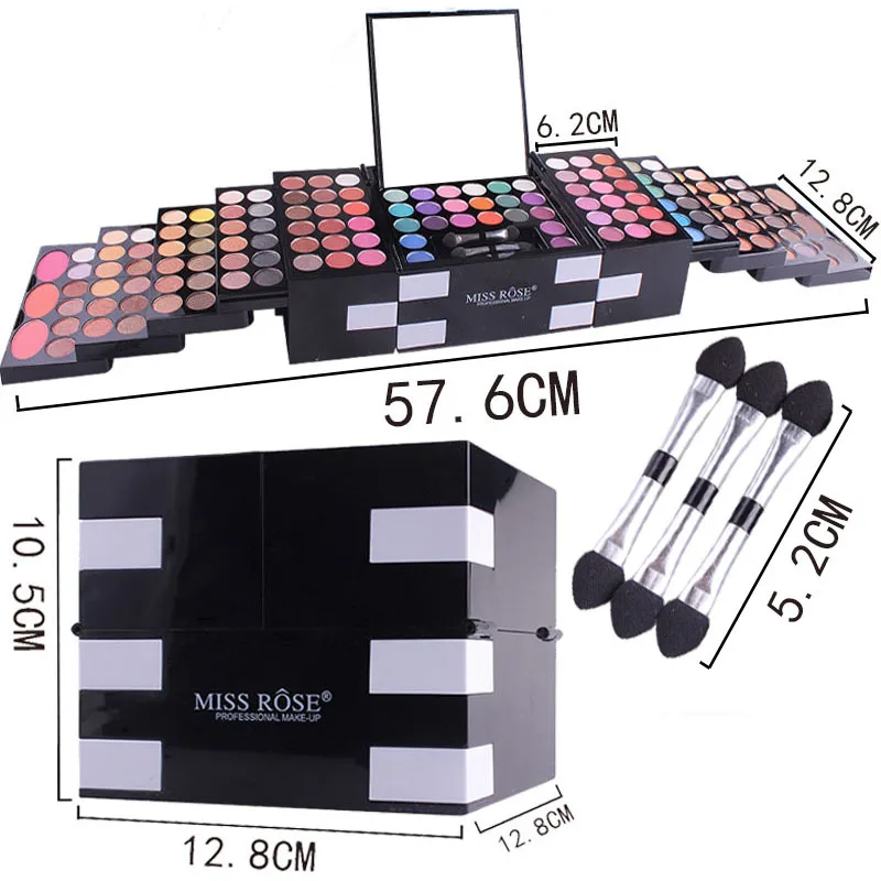 045ma Miss Rose Professional Complete Makeup Vanity Set Girl Organic ...