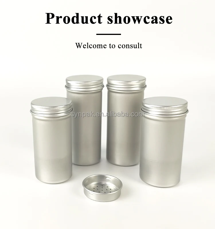 80ml 120ml Aluminum Foil Container for Cosmetic Powder Personal Care ...
