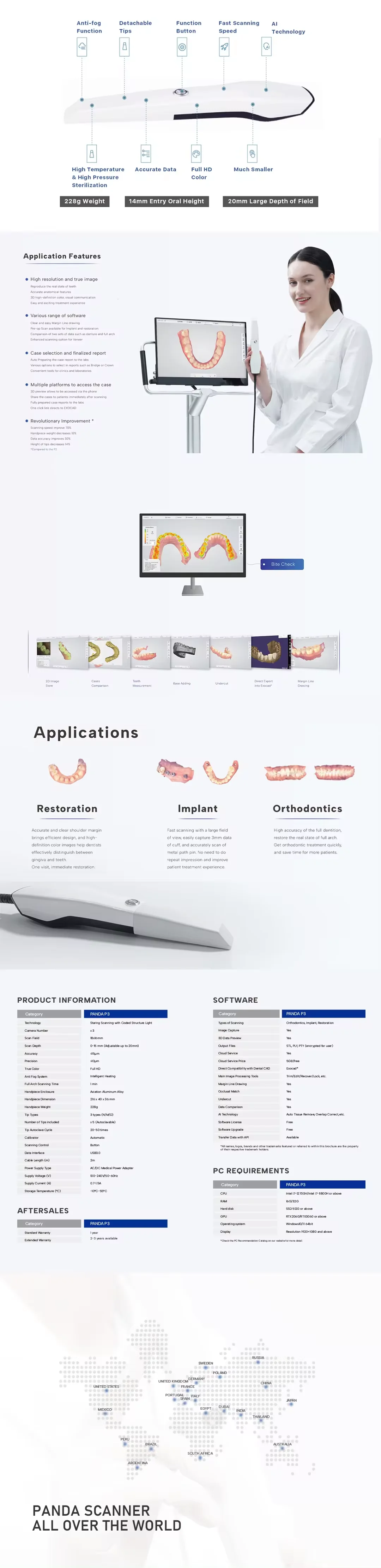 Panda P3 Intraoral Intra Oral Scanner 3d Dental With Printer - Buy ...