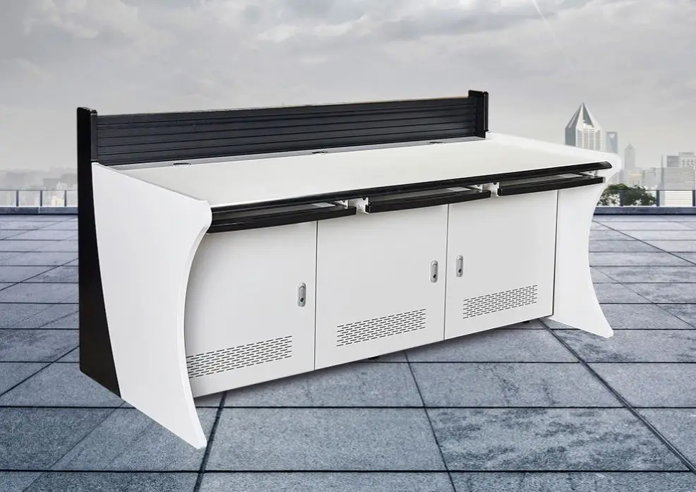 Office Console Computer Desk Command Center Conference Room Table - Buy ...