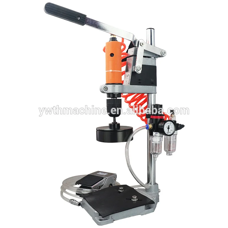 Foot Operated Desktop Pneumatic Capping Machine Bottle Cap Locking ...