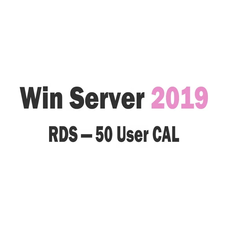 Win Server 2019 Remote Desktop 50 User Key Cal Win Server 2019 Rds 50 ...