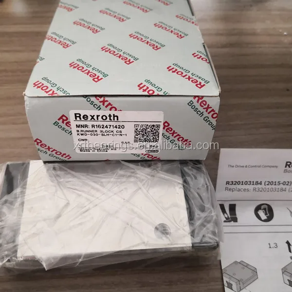 Rexroth Linear Guide Rail Runner Block R162421420 R162431420 R162471420 ...