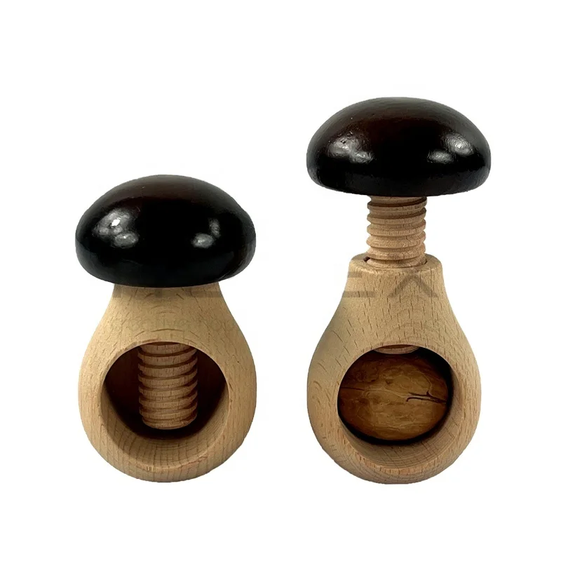 Bamboo Wood Mushroom Nut Cracker Nut Opener Nut Cracker| Alibaba.com