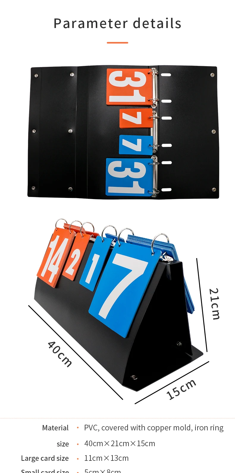 YIZHI Portable 4 Digit PVC Material Scoreboard for Various Sports Games ...