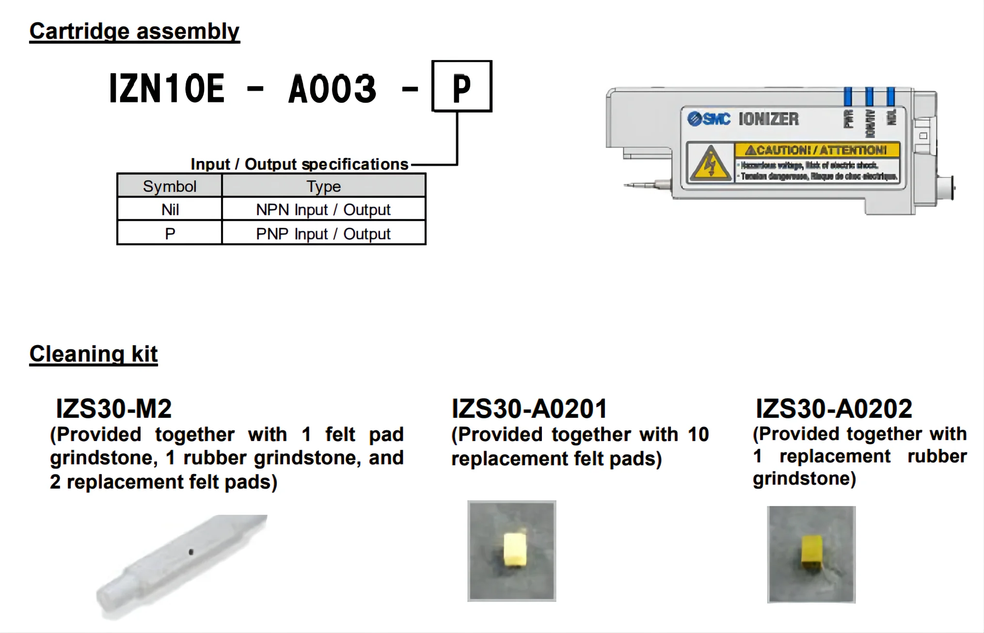 Smc Original Izn Series Static Eliminator Nozzle Type Ionizer X ...
