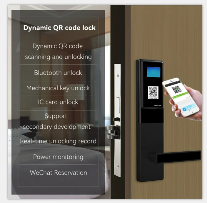 QR Code Lock - Smart Door Security for Apartments & Hotels