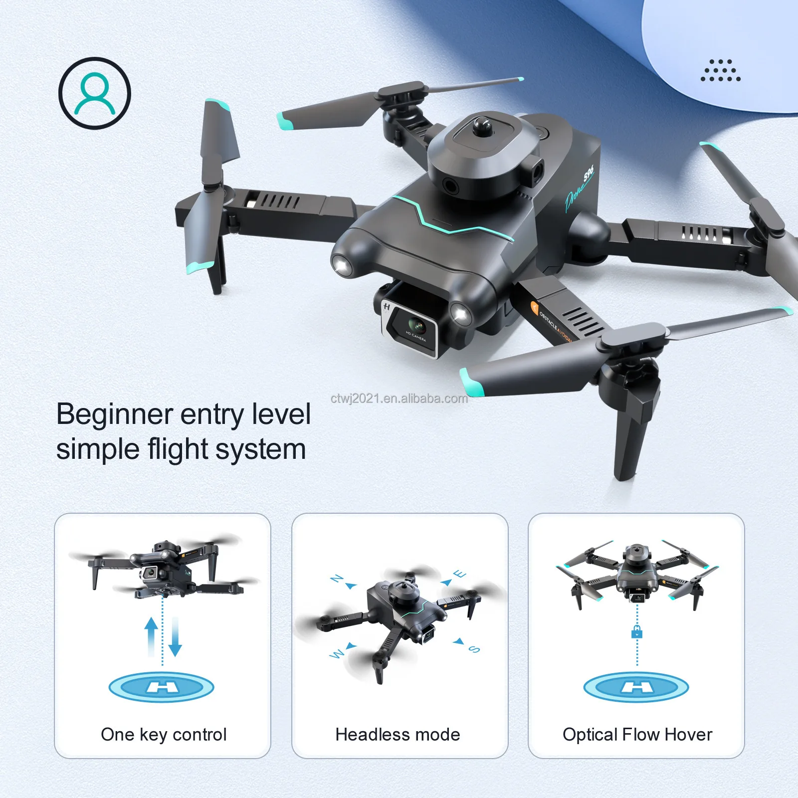 New S96 Mini Drone 4k Profesional Hd Camera With Fpv Dron Rc Plane ...