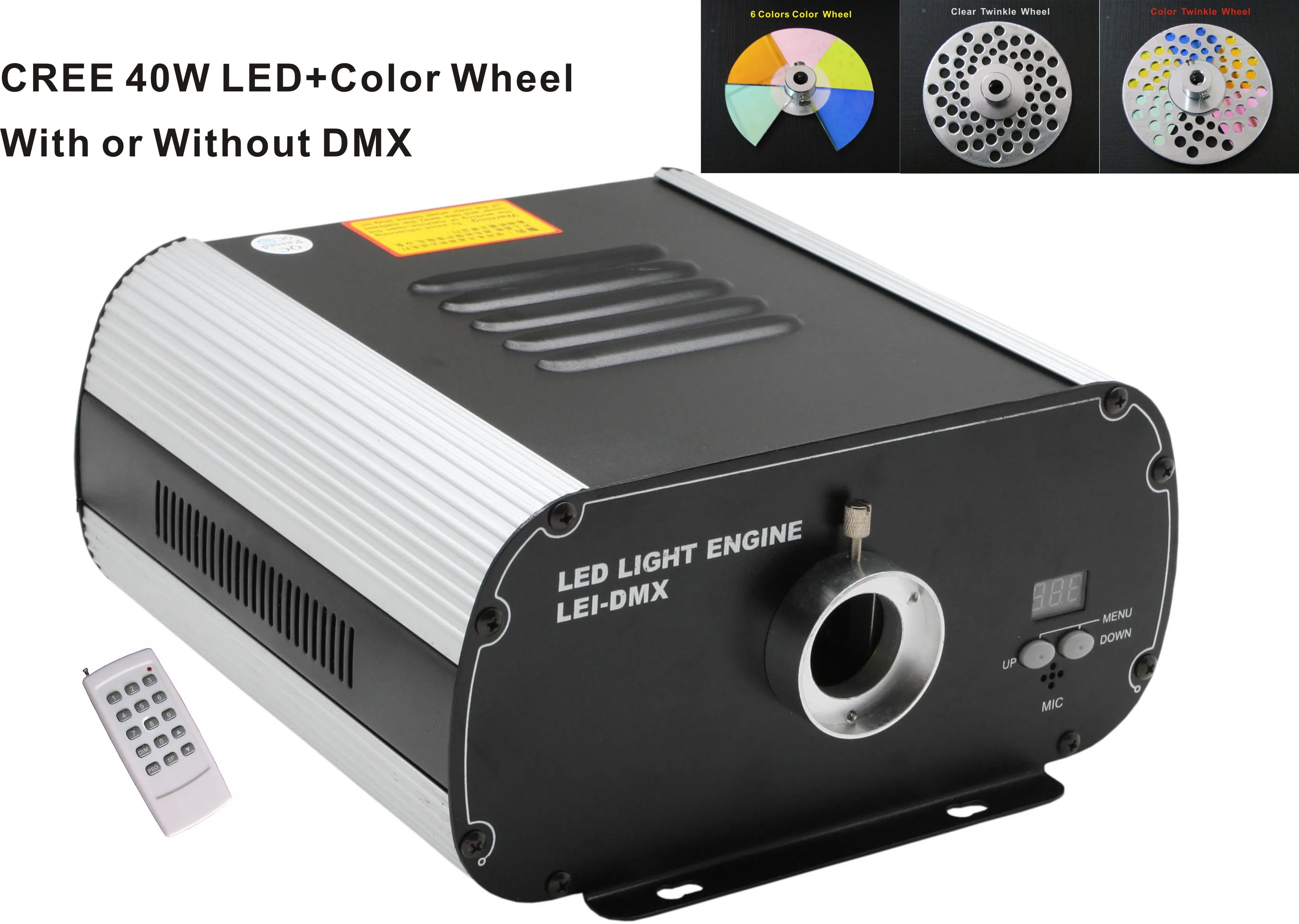 High Quality Fiber Optic Led Light Engine 40w 6 Colors Wheel And ...
