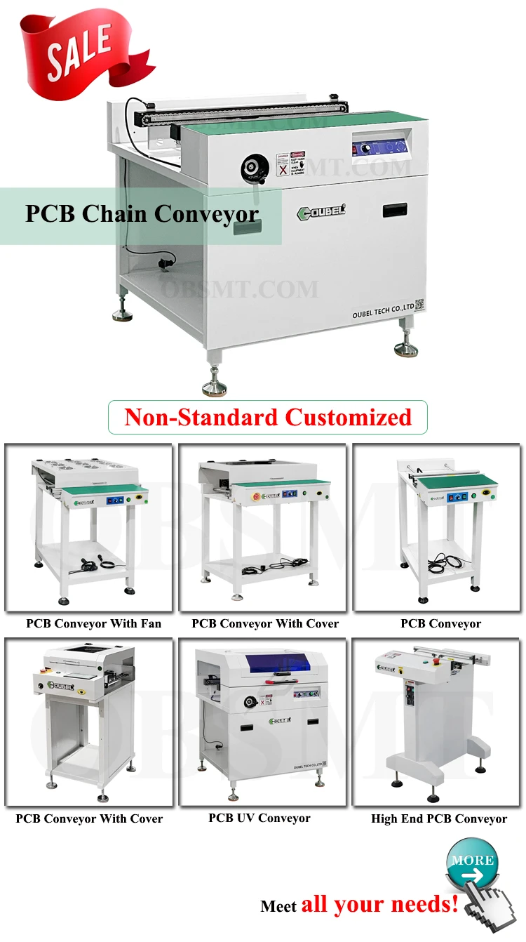 Industrial PCB Coating Conveyor PCB Transfer Conveyor SMT Shuttle ...