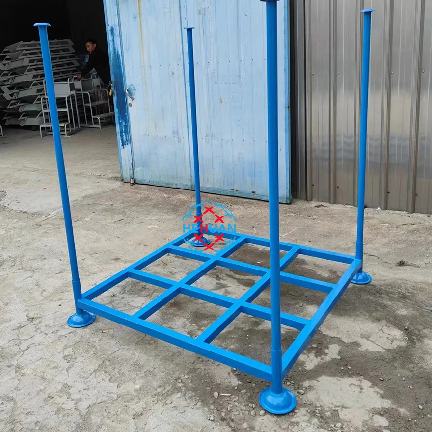 Warehouse Heavy Duty Cage Pallet Stacking Stillage Textile Fabric Roll ...