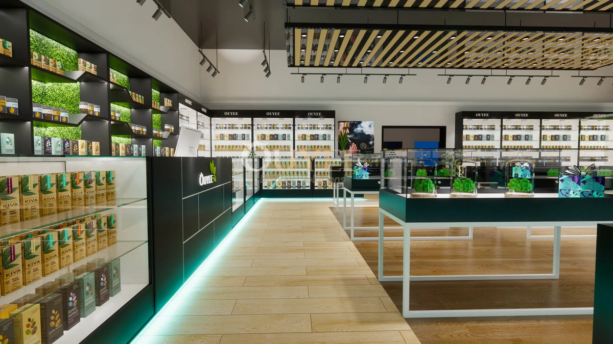 Smoke Shop Interior Design - Showcase & Retail Display