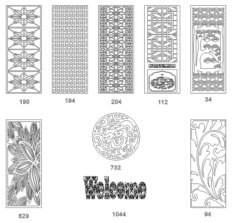 Traditional Design Laser Cut Aluminum Alloy Screen Decorative Metal ...
