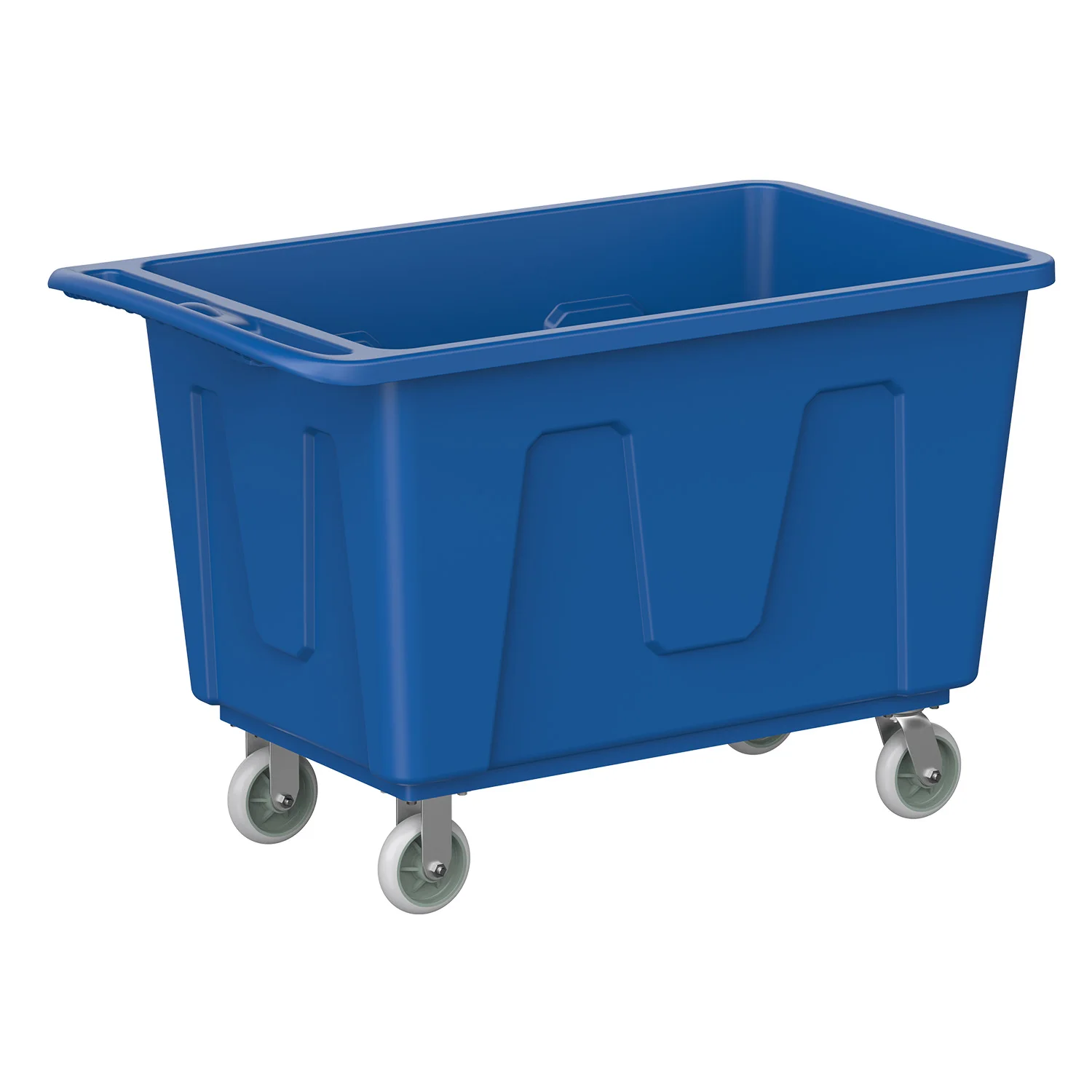 AF08217 Plastic Laundry Cart with Wheels - Commercial Use