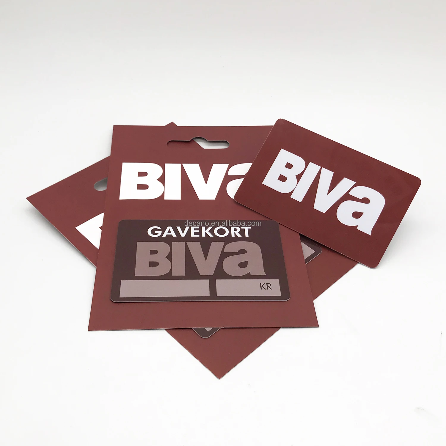 Customized PVC Gift Cards with Paper Card Holders