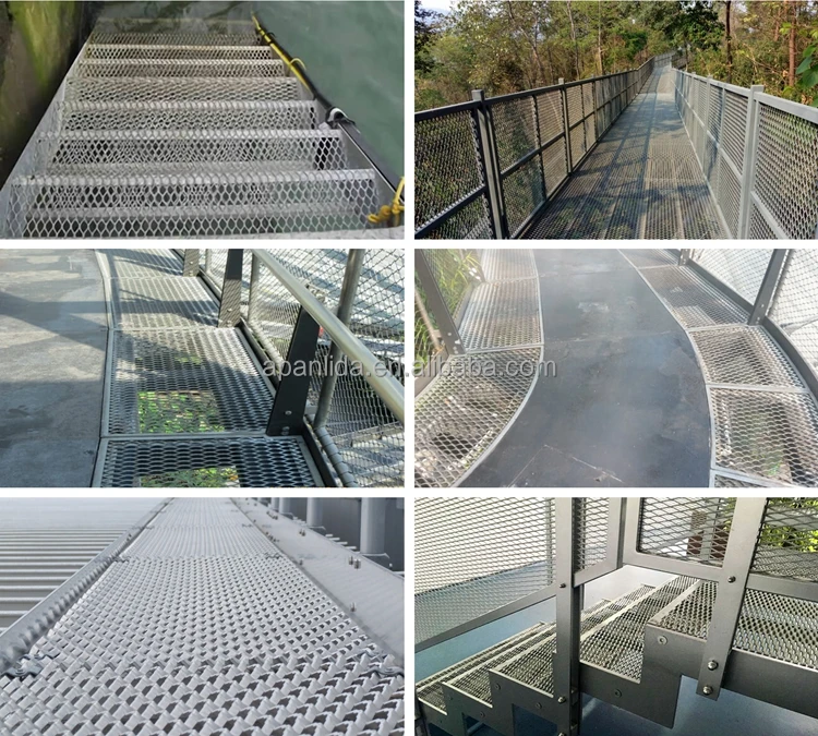 Best Quality Heavy Duty Standard Diamond Raised Expanded Metal Walkway Mesh