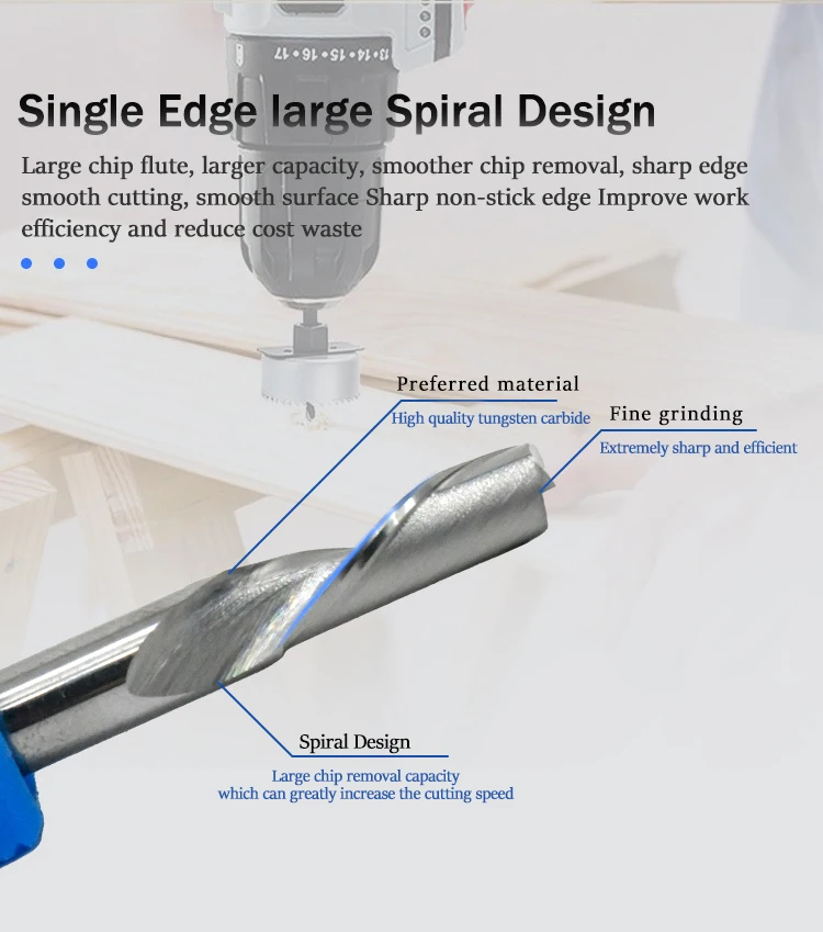 CNC Spiral Cutter Router Bit - Precision Aluminum End Mill