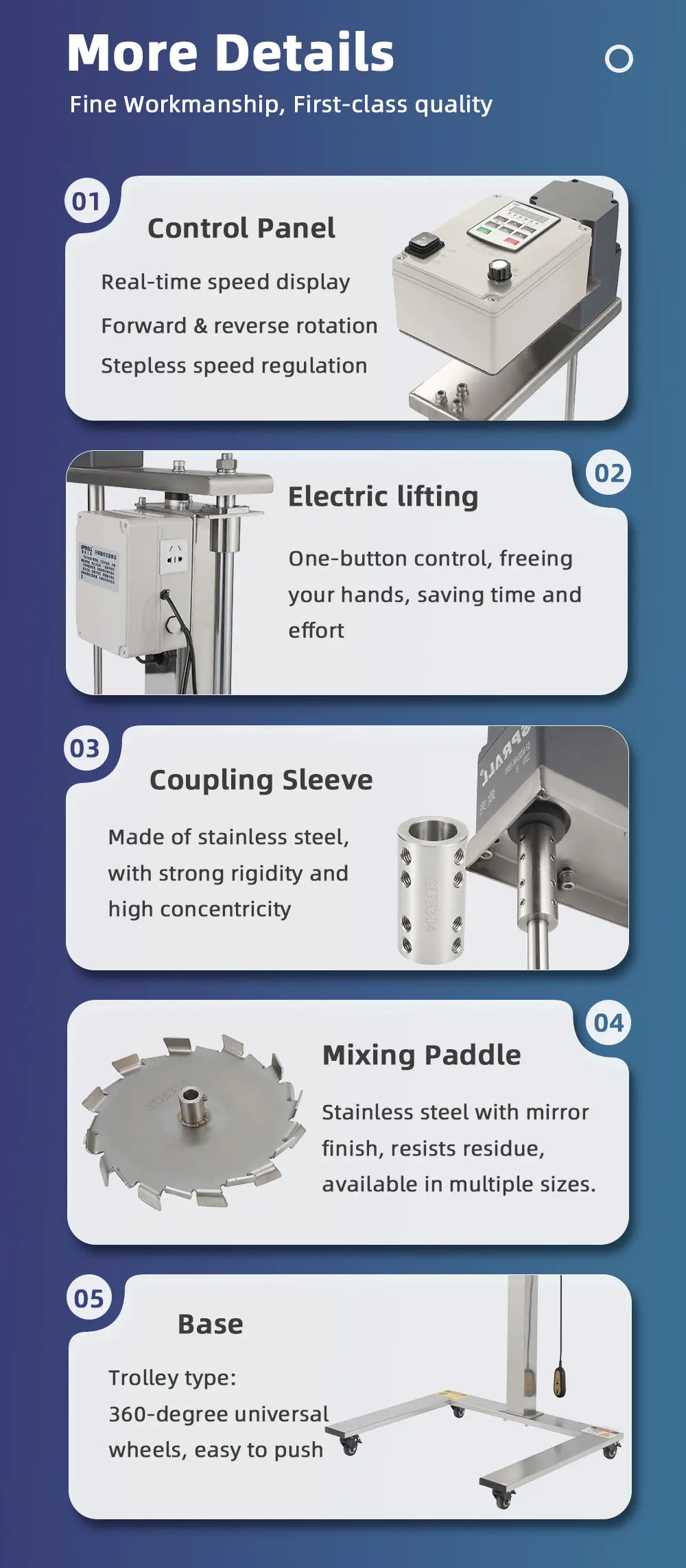 SPRALL 200L Industrial IBC Tank Mixer - Efficient Liquid Mixing