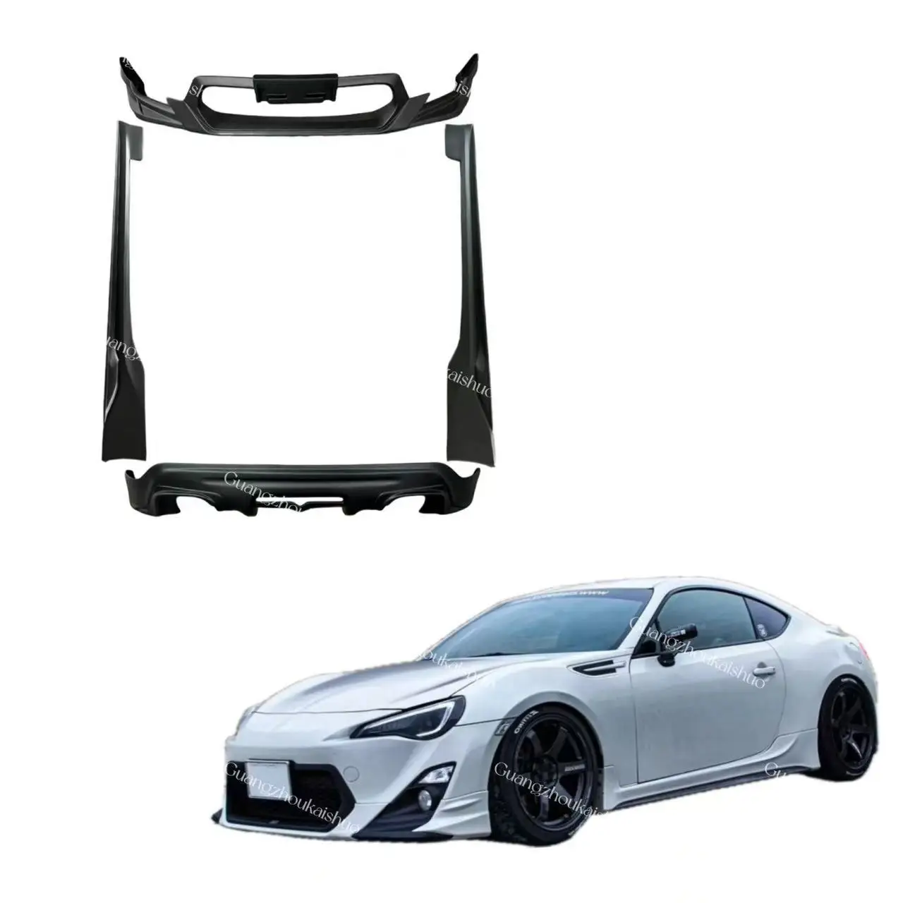 Abs High Material Car Body Kit For 2012-2016 Toyota Gt86 Front Lip Rear ...
