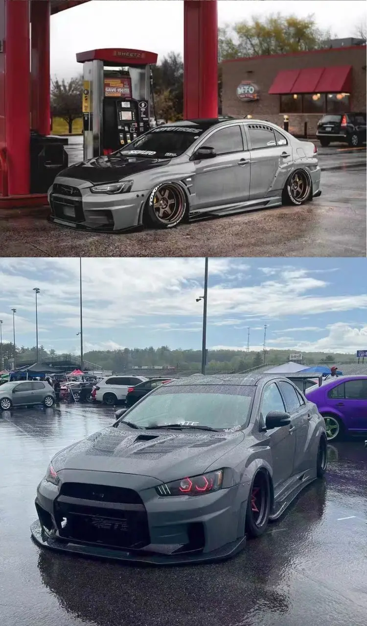 Mitsubishi Lancer 2009-2016 Modified PP Car Bumpers & Skirts ODM